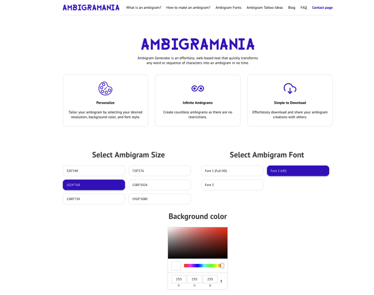 Top Free Ambigram Generators with 5 Examples for 2025 (Updated) - Bold Leap