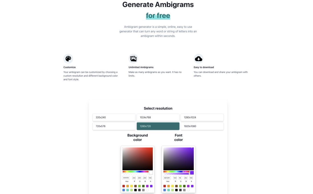 Top Free Ambigram Generators with 5 Examples for 2025 (Updated) - Bold Leap